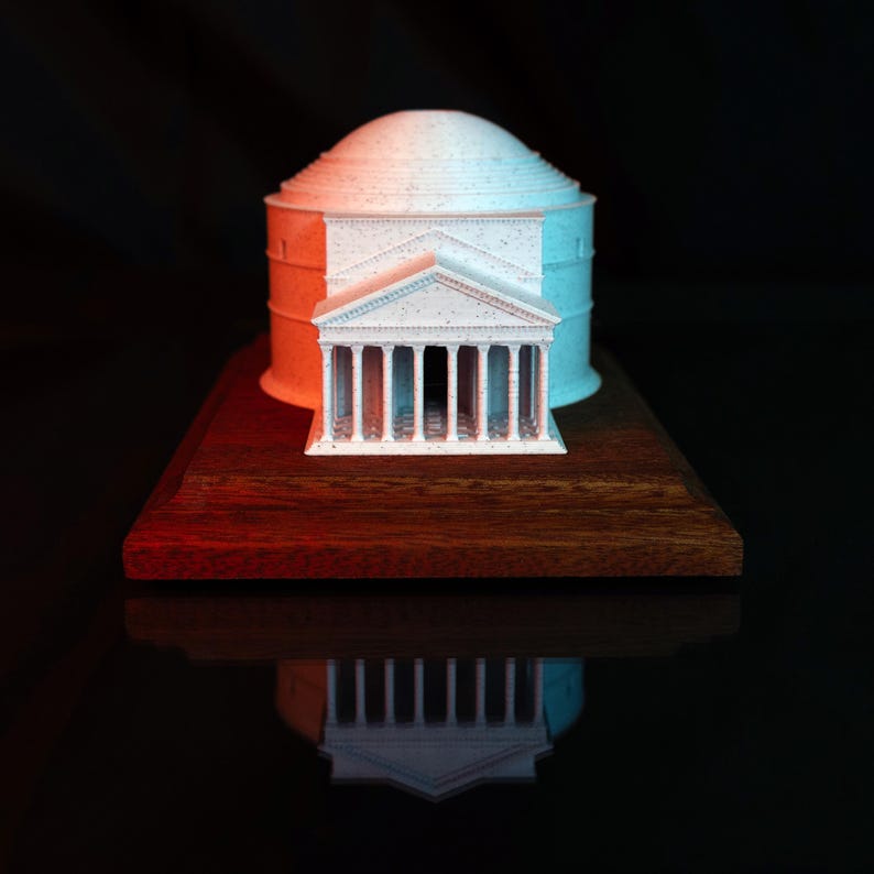 The Roman Pantheon - 3D Printed Model - Etsy
