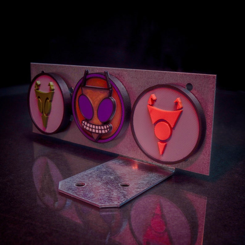 Invader Zim Magnet Set - Irken Symbols - Etsy