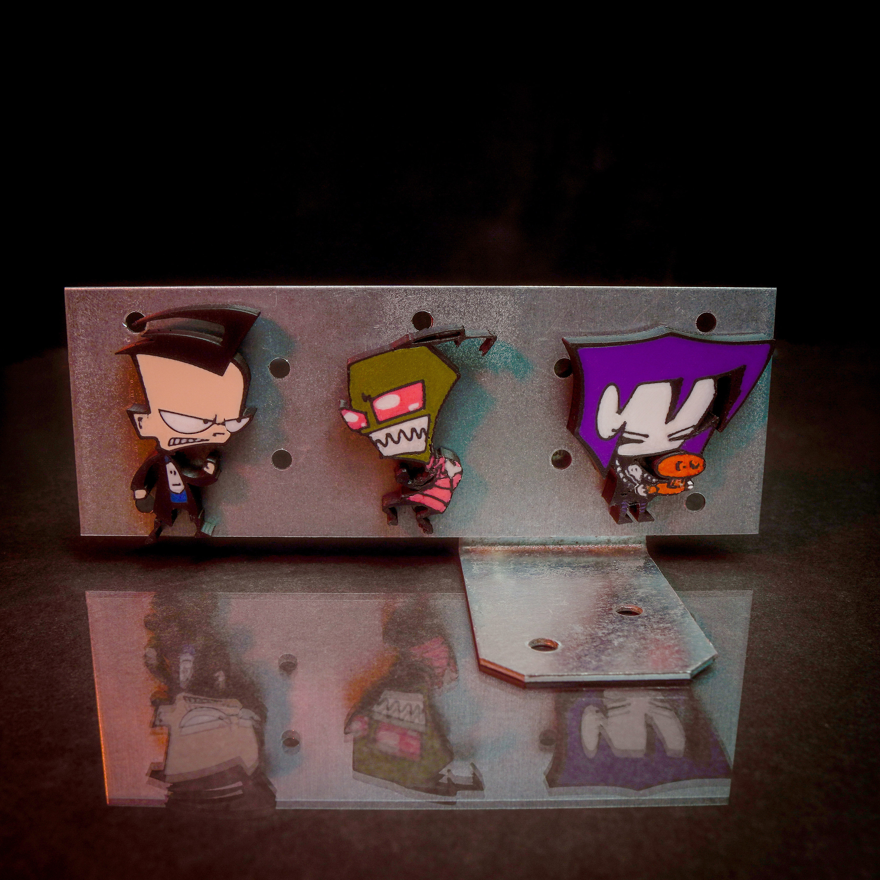 Invader Zim Magnet Set - Zim, Dib, and Gaz - Etsy