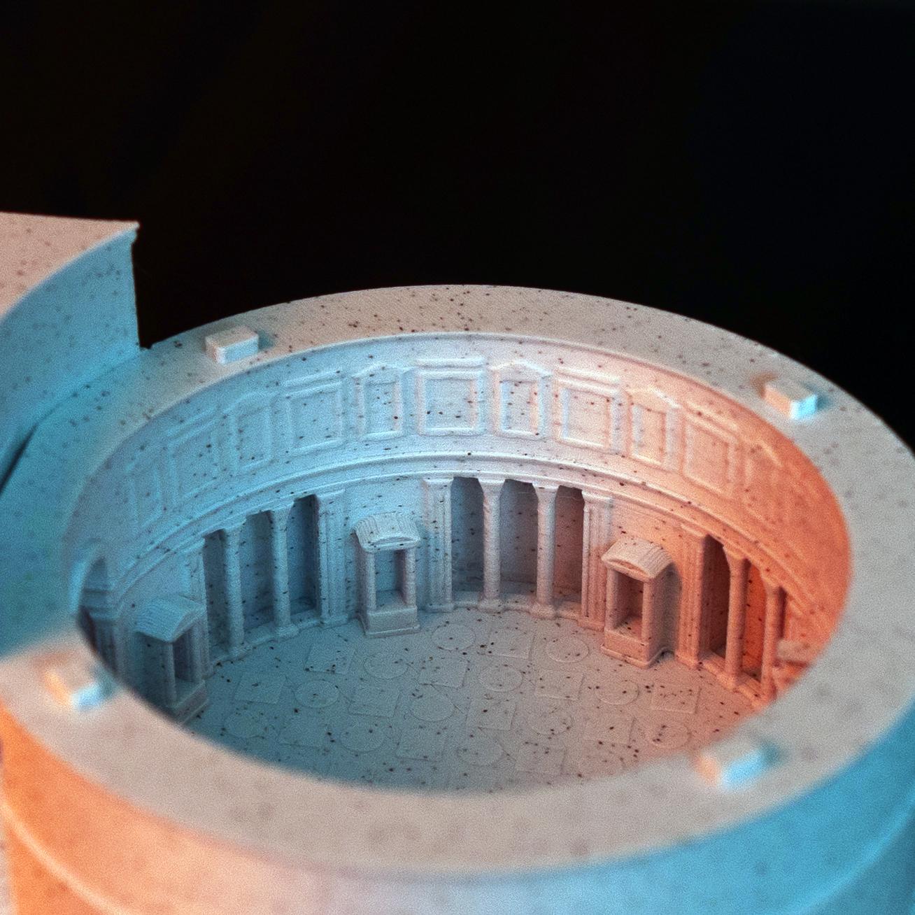 The Roman Pantheon - 3D Printed Model - Etsy