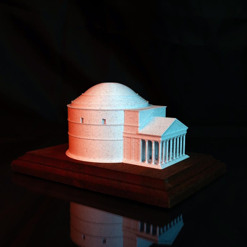 The Roman Pantheon - 3D Printed Model - Etsy