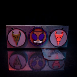 Invader Zim Magnet Set Irken Symbols - Etsy