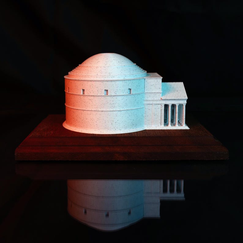 The Roman Pantheon - 3D Printed Model - Etsy