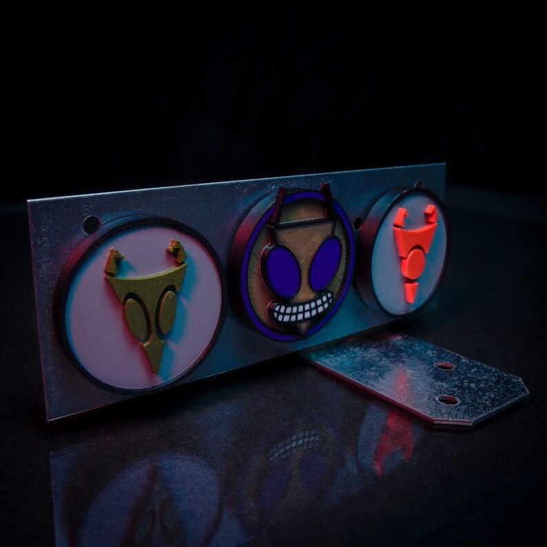 Invader Zim Magnet Set Irken Symbols - Etsy