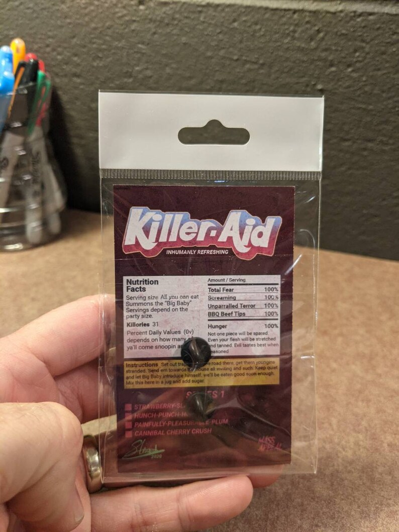 Pop Culture Enamel Pins for Horror Fans-killer-aid-parody Cannibal ...