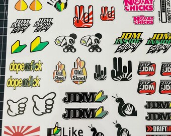 Drift Car Stickers - Etsy UK