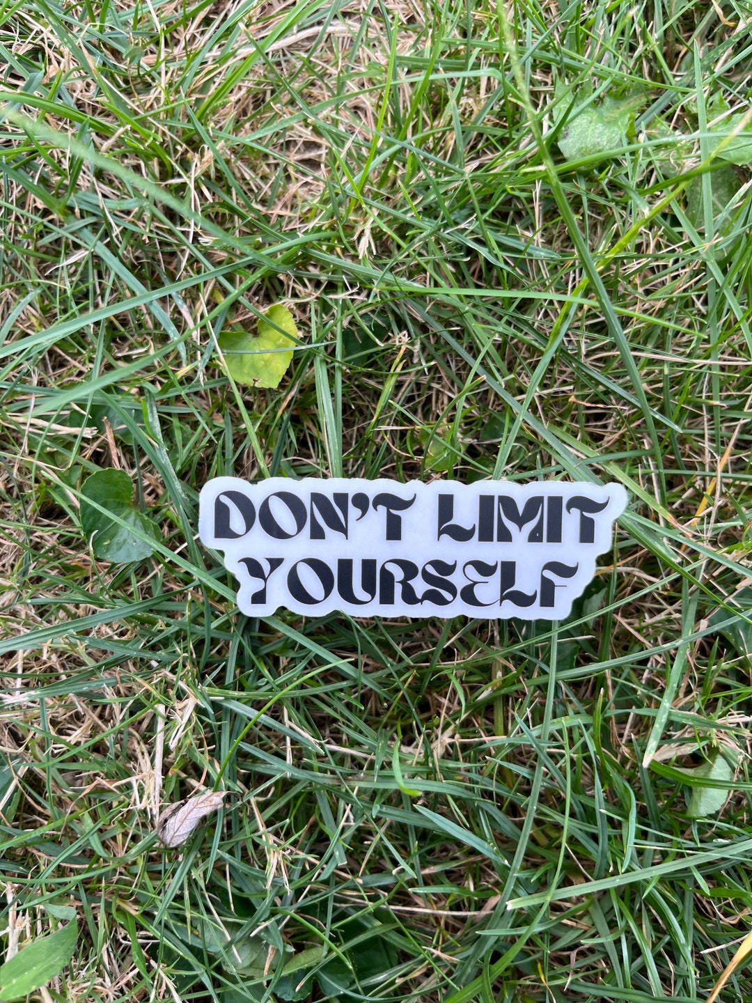 Dont Limit Yourself Sticker Motivational Stickers Transparent Sticker ...