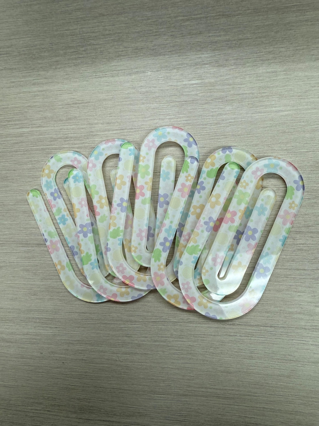 Spring Jumbo Acrylic Paperclip Bookmark, Booklover Gift, Jumbo Bookmark ...