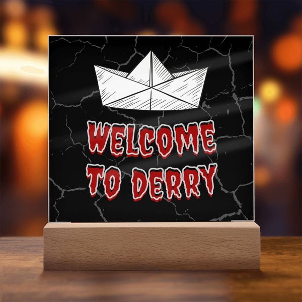 Welcome to Derry Sign - Etsy
