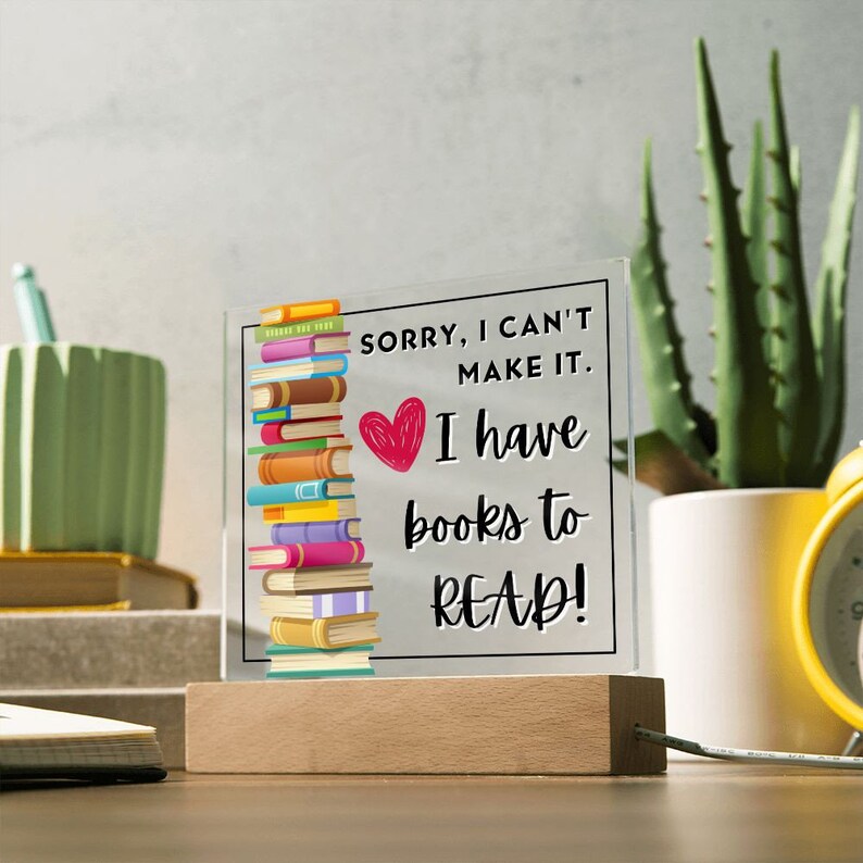 Funny Book Decor Bookshelf Sign Book Lover Funny Gift for - Etsy