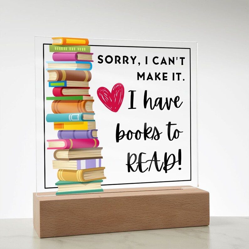 Funny Book Decor Bookshelf Sign Book Lover Funny Gift for - Etsy