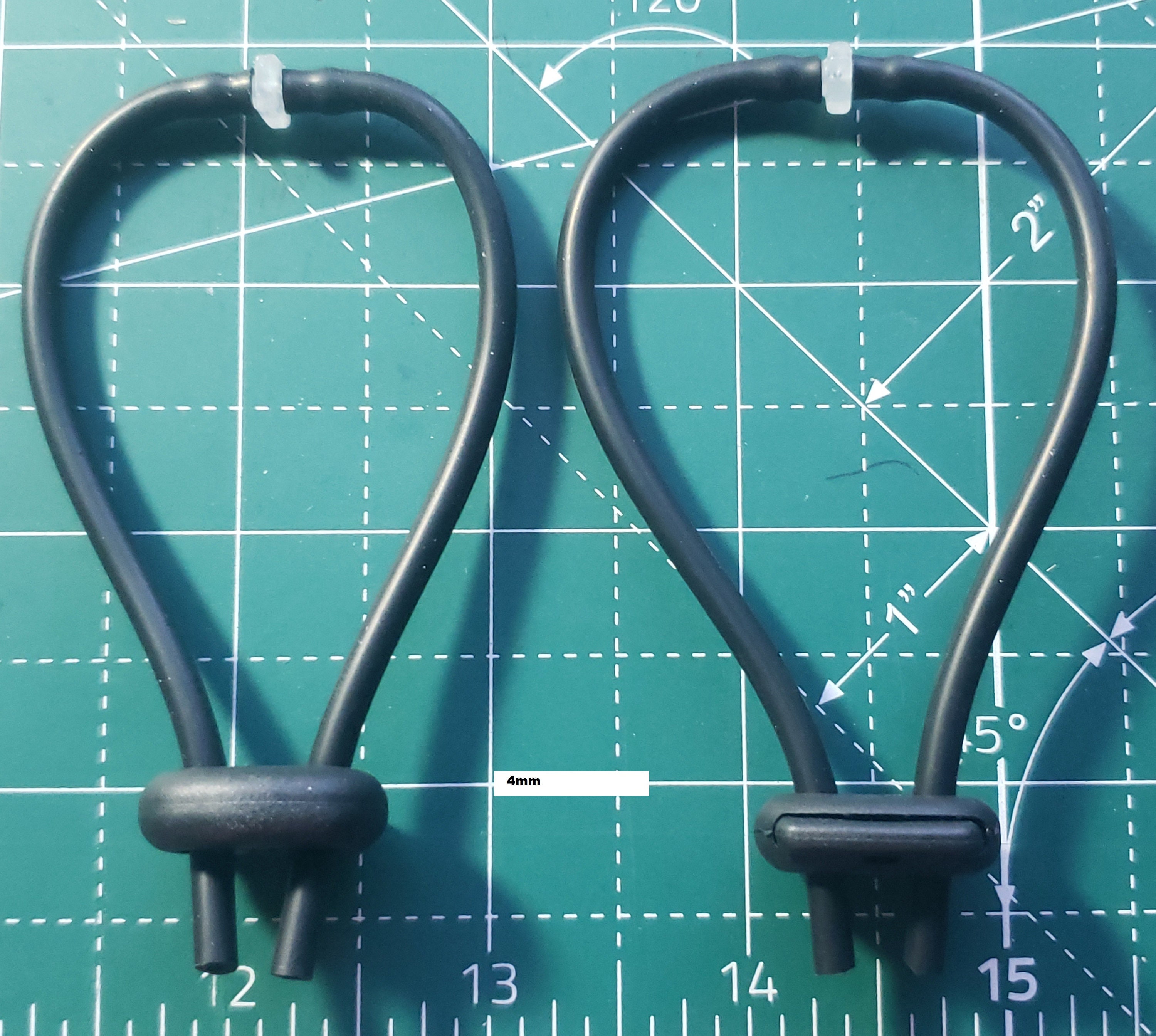 Pair DIY Bipolar Conductive Tube Adjustable Loops Penis Rings Tens E ...