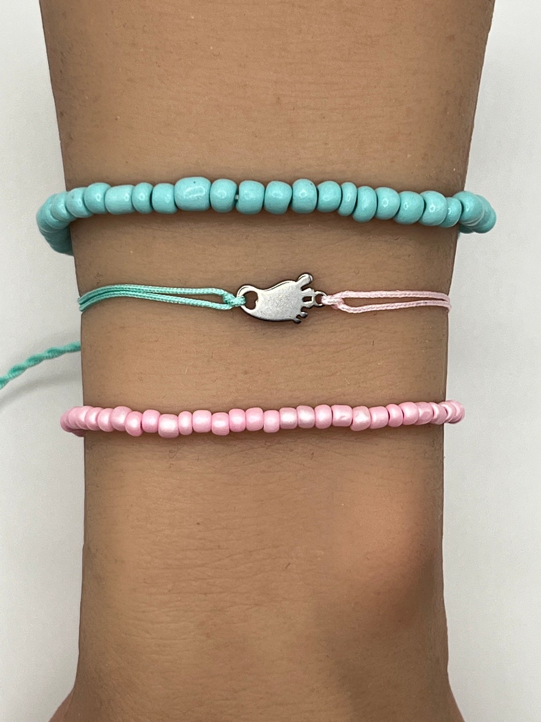 Gender Reveal Jewelry Boy or Girl Bracelet Friendship Bracelet Pura ...