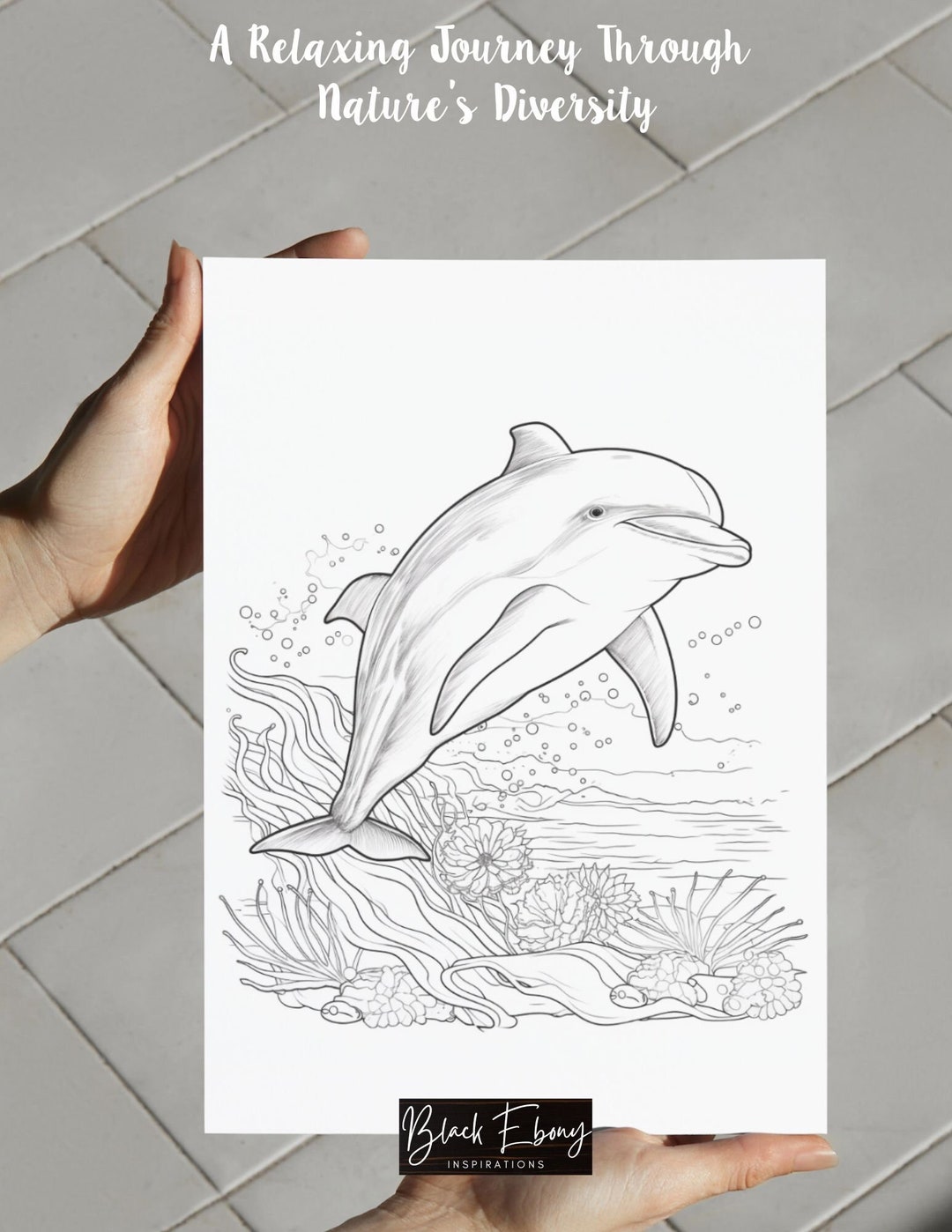 50 Unique Animal Coloring Pages for Relaxation, Stress Relief & Mental ...