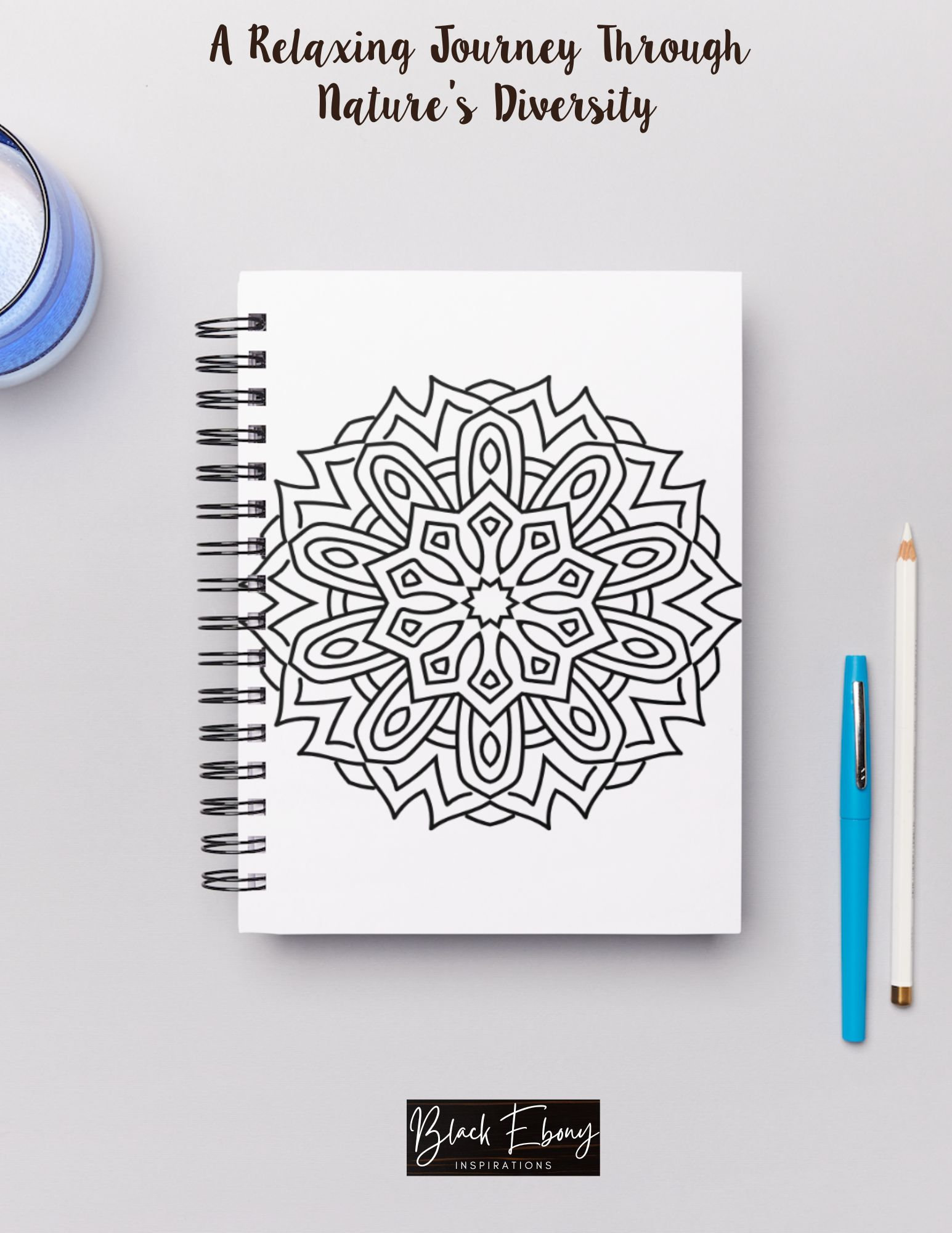 50 Unique Mandala Designs Coloring Pages for Mental Health and ...