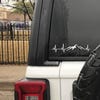 Wave Mirror Decal/side Mirror Decal/peace Sign/jeep Mirror Decal/hand ...