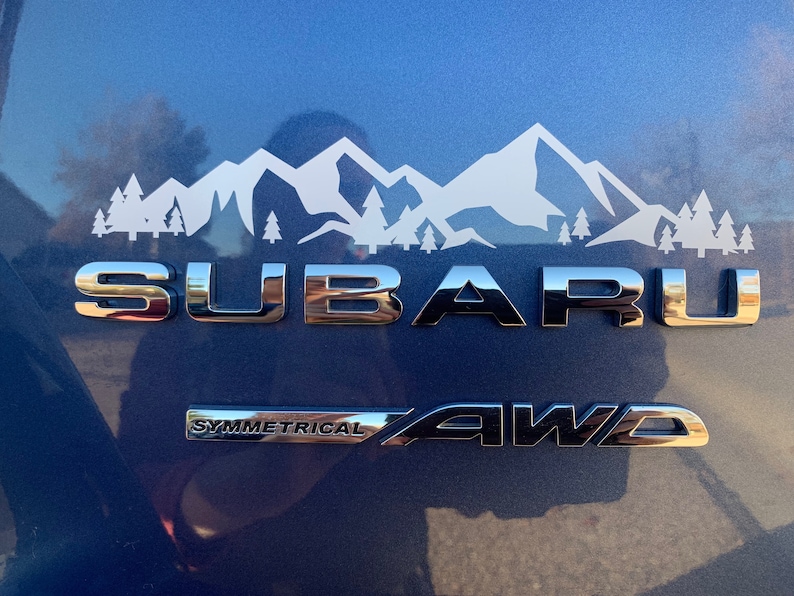 Subaru Crosstrek Mountain Decal 7 - Etsy