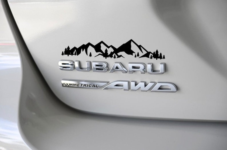 Subaru Crosstrek Mountain Decal (2 Sizes) - Etsy