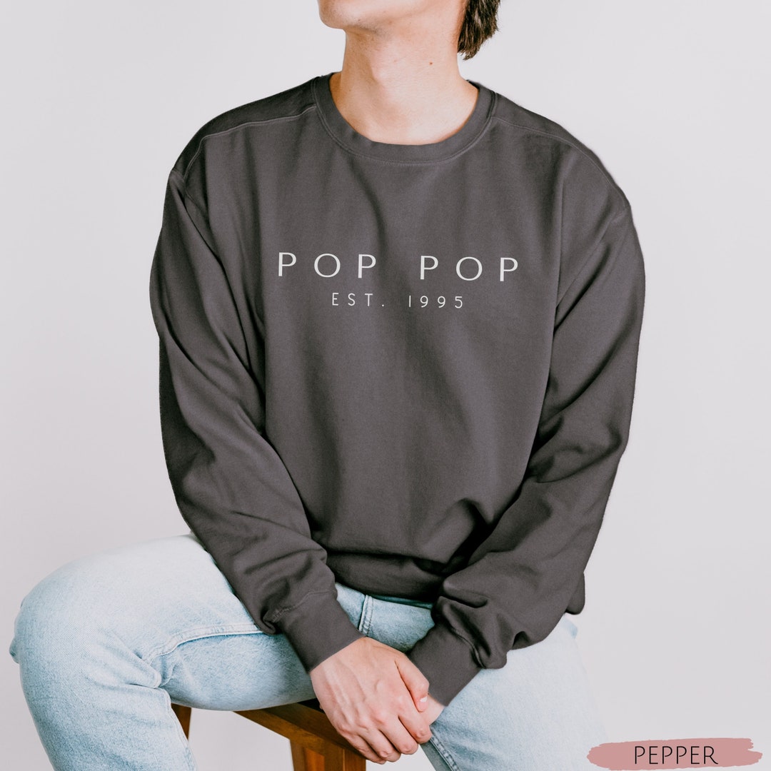 Pop Pop Sweatshirt Pop Pop Shirt Christmas Gift for Pop Pop Pregnancy ...