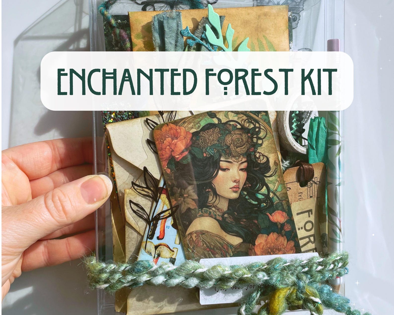Enchanted Forest Journaling Kit - Physical Item With Ready-made ...