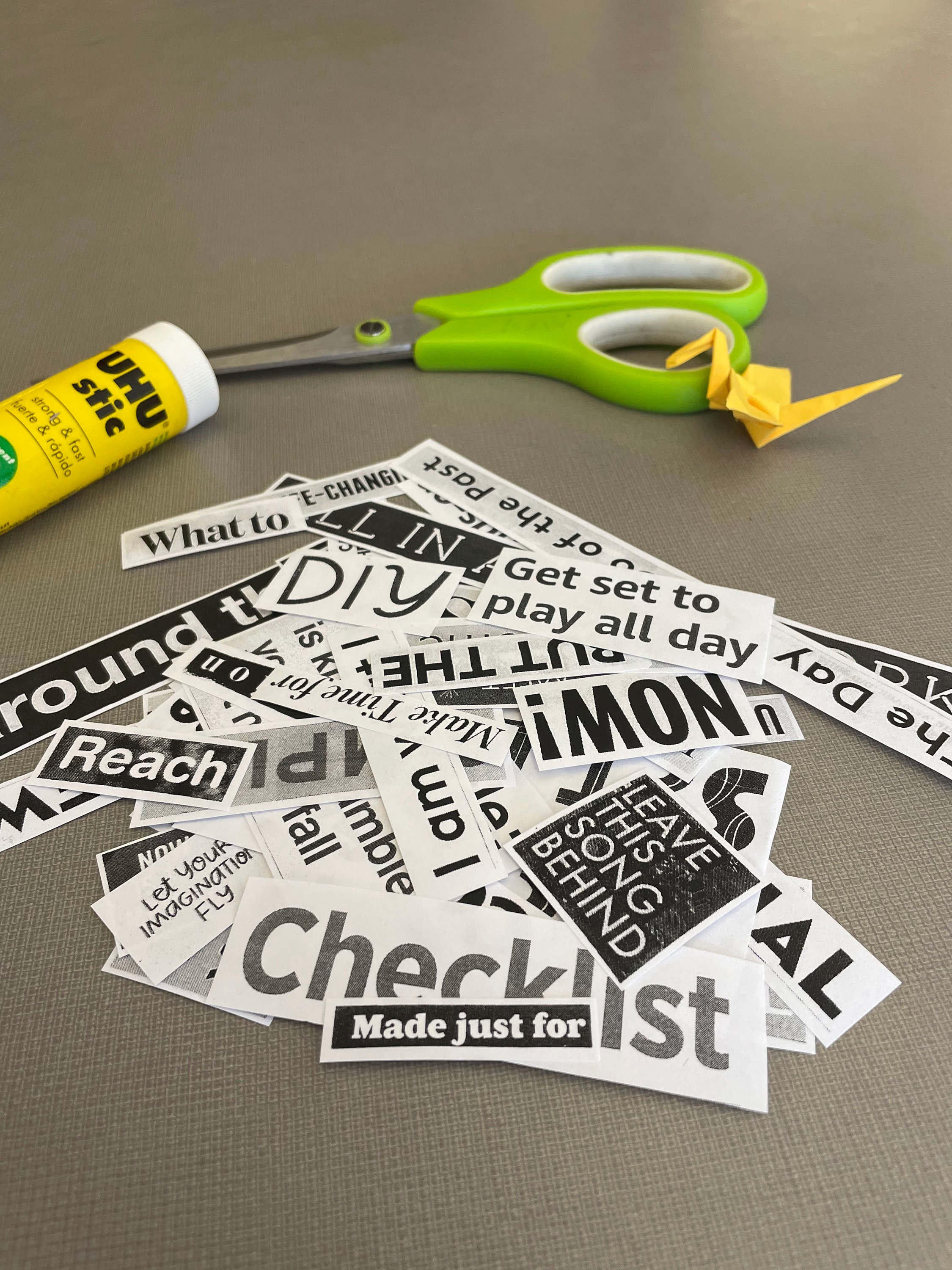 Magazine Cut Out Words for Collage, Junk Journaling, Vision Board ...