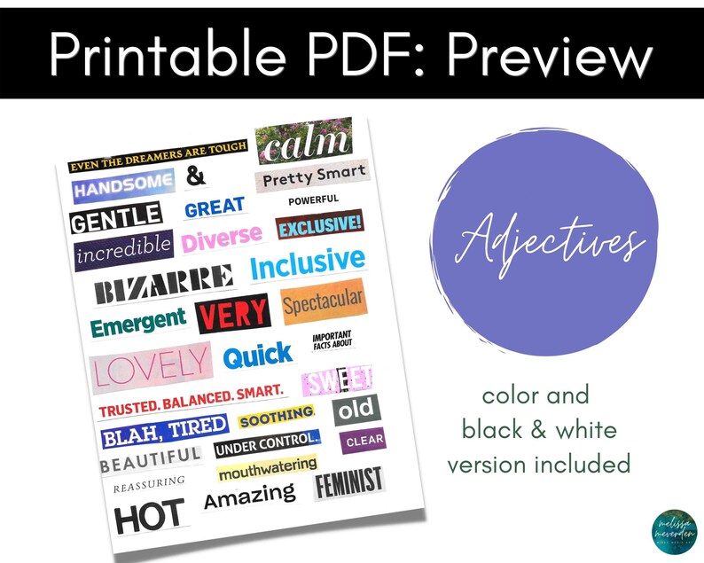 Words & Phrases - Magazine Cut Out Words for Collage, Junk Journaling ...