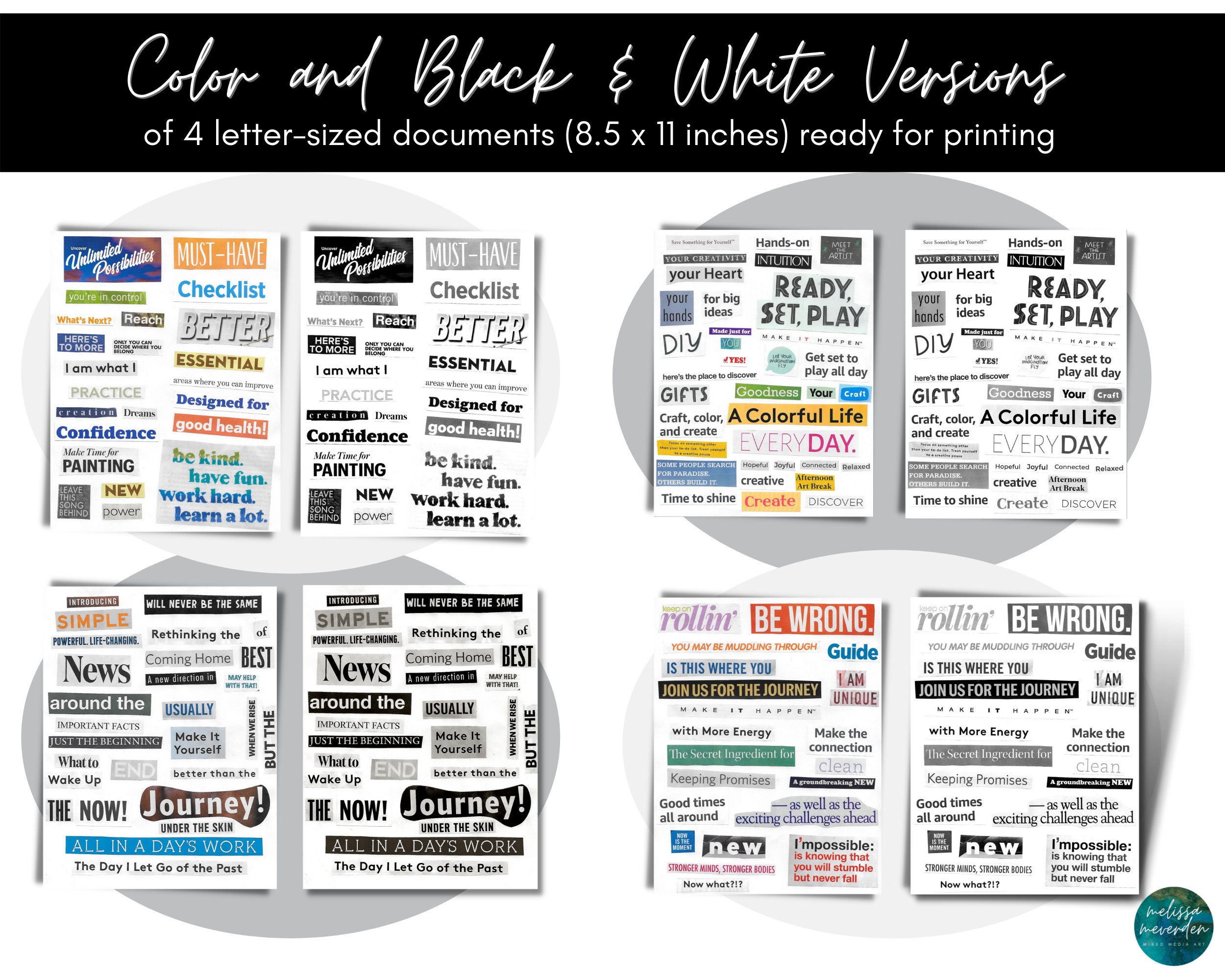 Magazine Cut Out Words for Collage, Junk Journaling, Vision Board ...