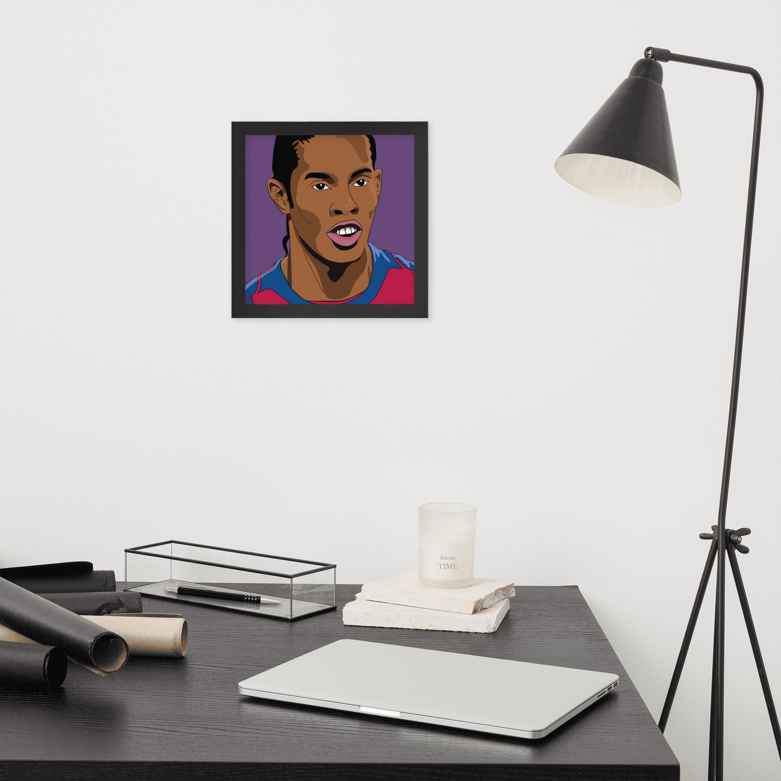 Ronaldinho Barcelona Digital Portrait Print - Etsy
