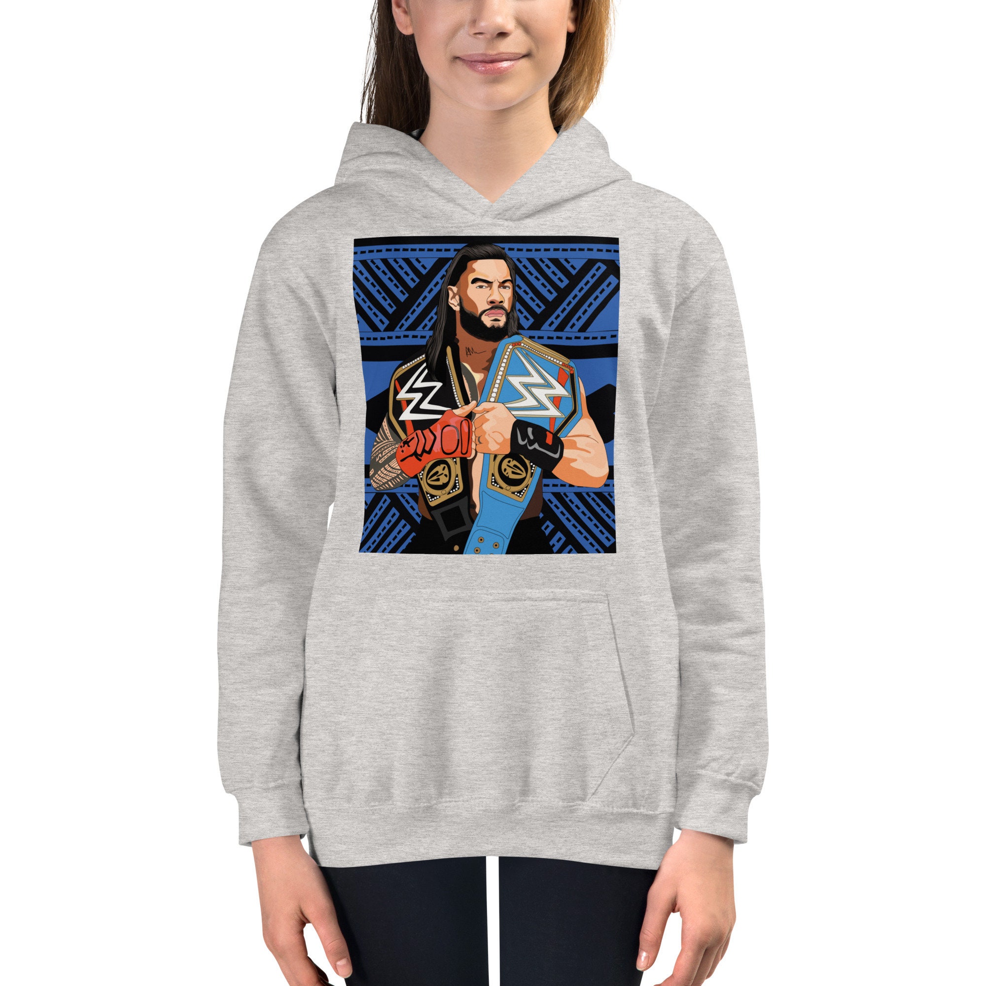 Roman Reigns Tribal Chief WWE Kids Hoodie - Etsy