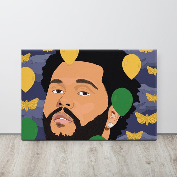 The Weeknd Canvas Art - Etsy UK