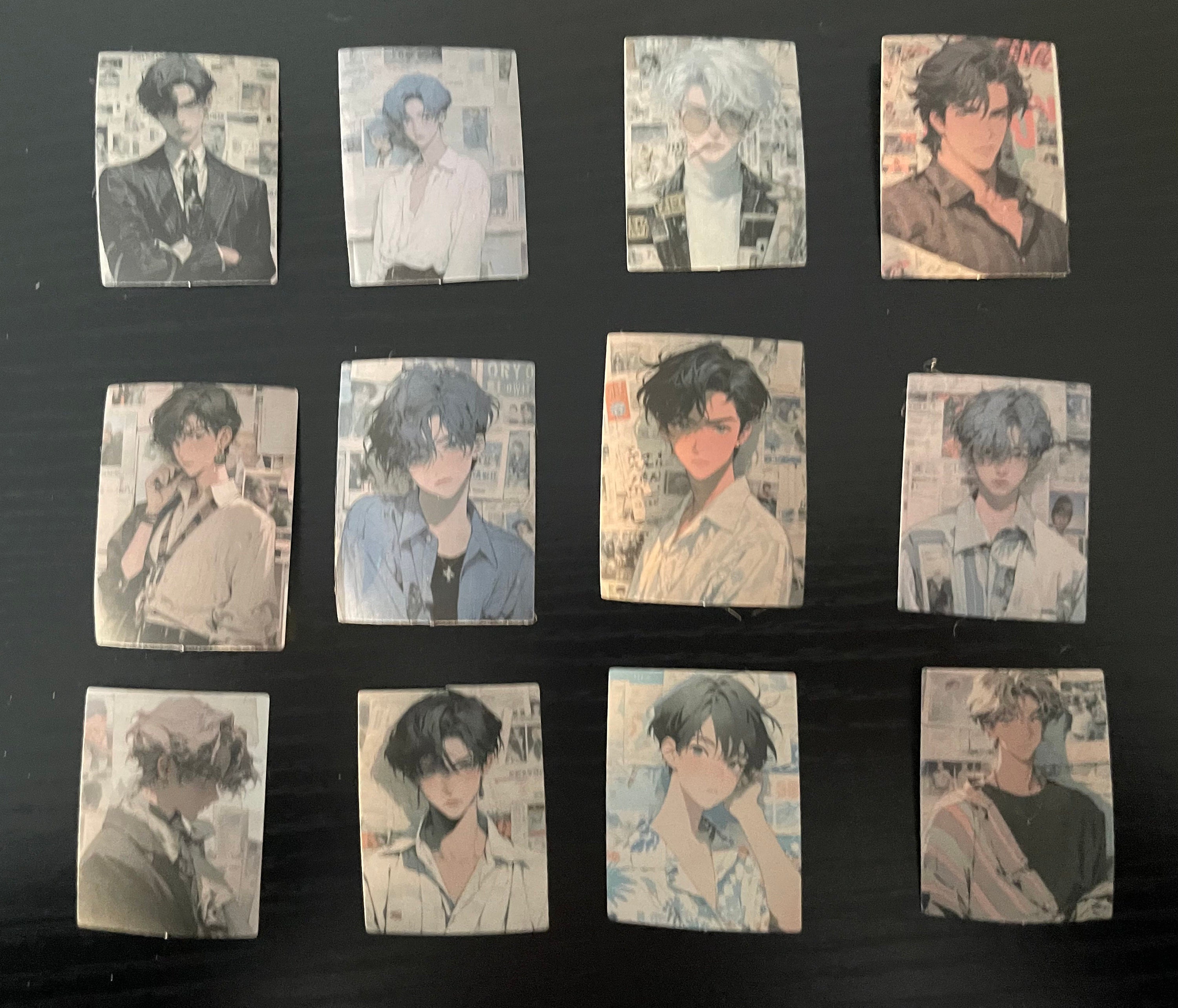 Anime Boy Aesthetic Stickers, Scrap Booking, Gifts, for Notebooks ...