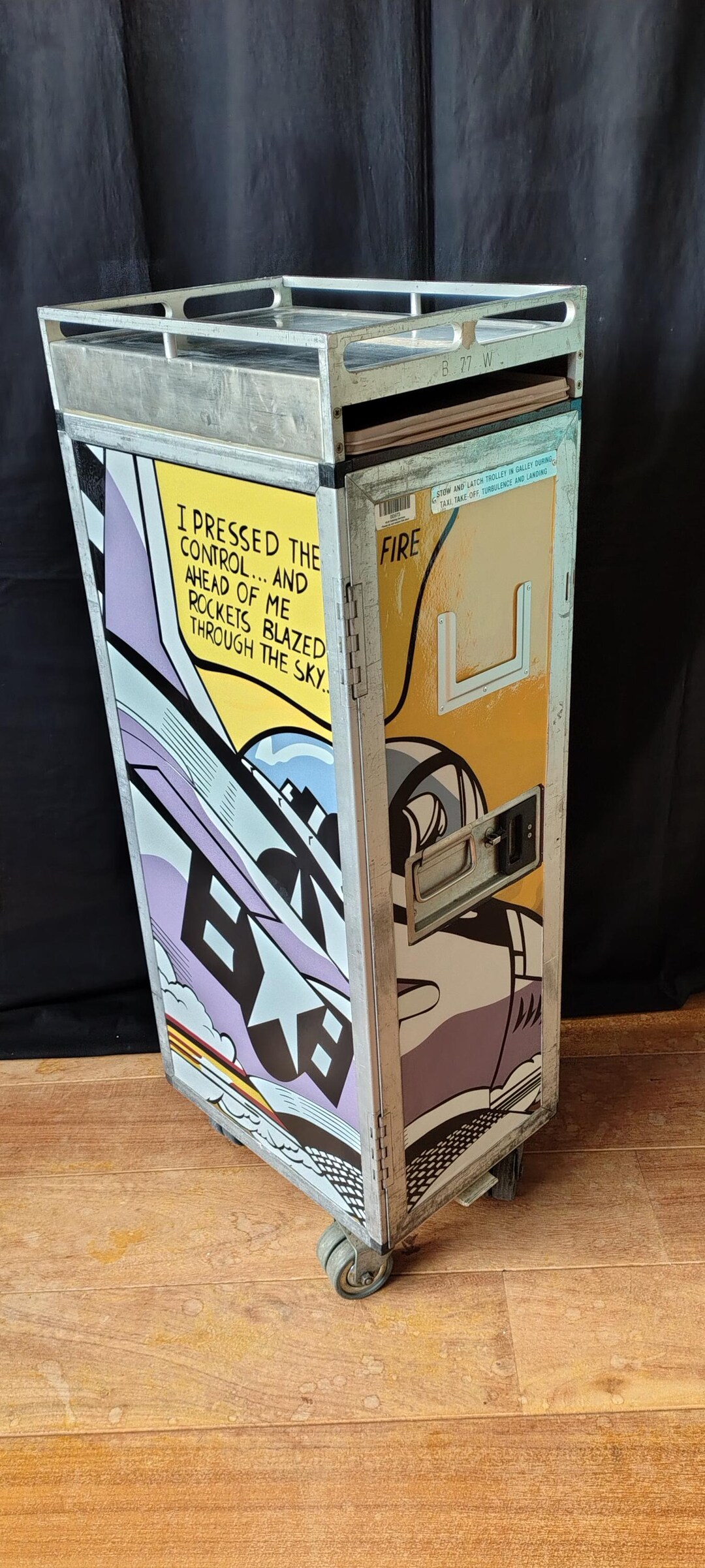 Whamm Pop-art Halfsize Trolley - Redesigned and Based on Ex Lufthansa ...