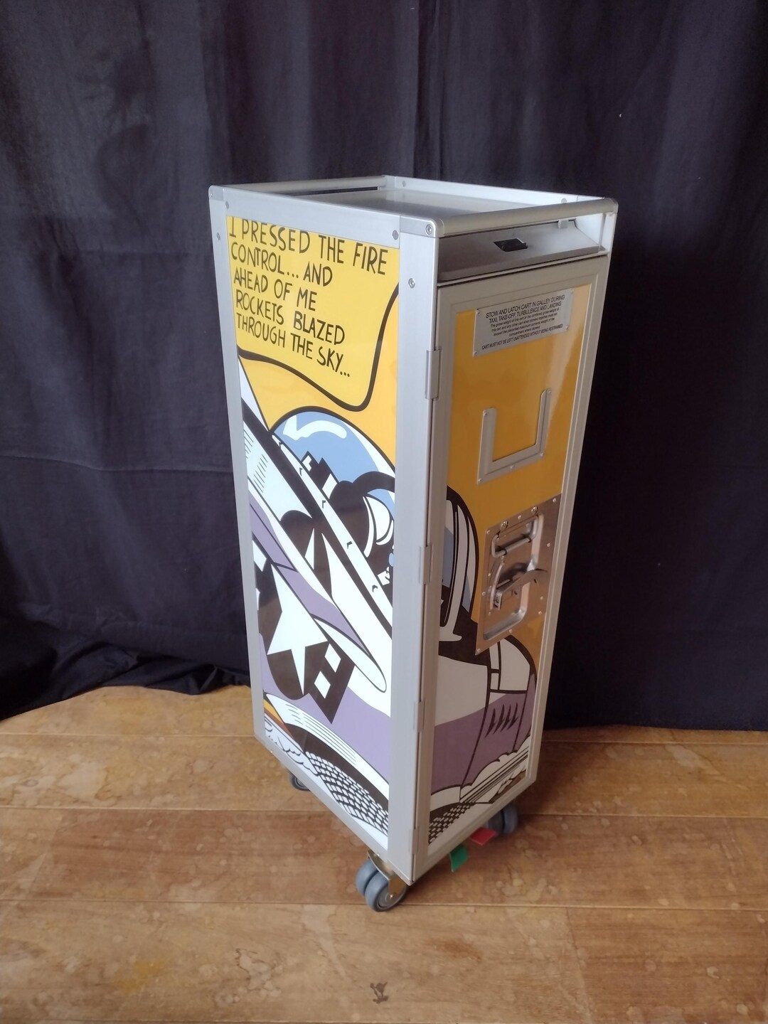 Whamm Pop-art Halfsize Trolley - Based on 1 New Demo Trolley - Etsy
