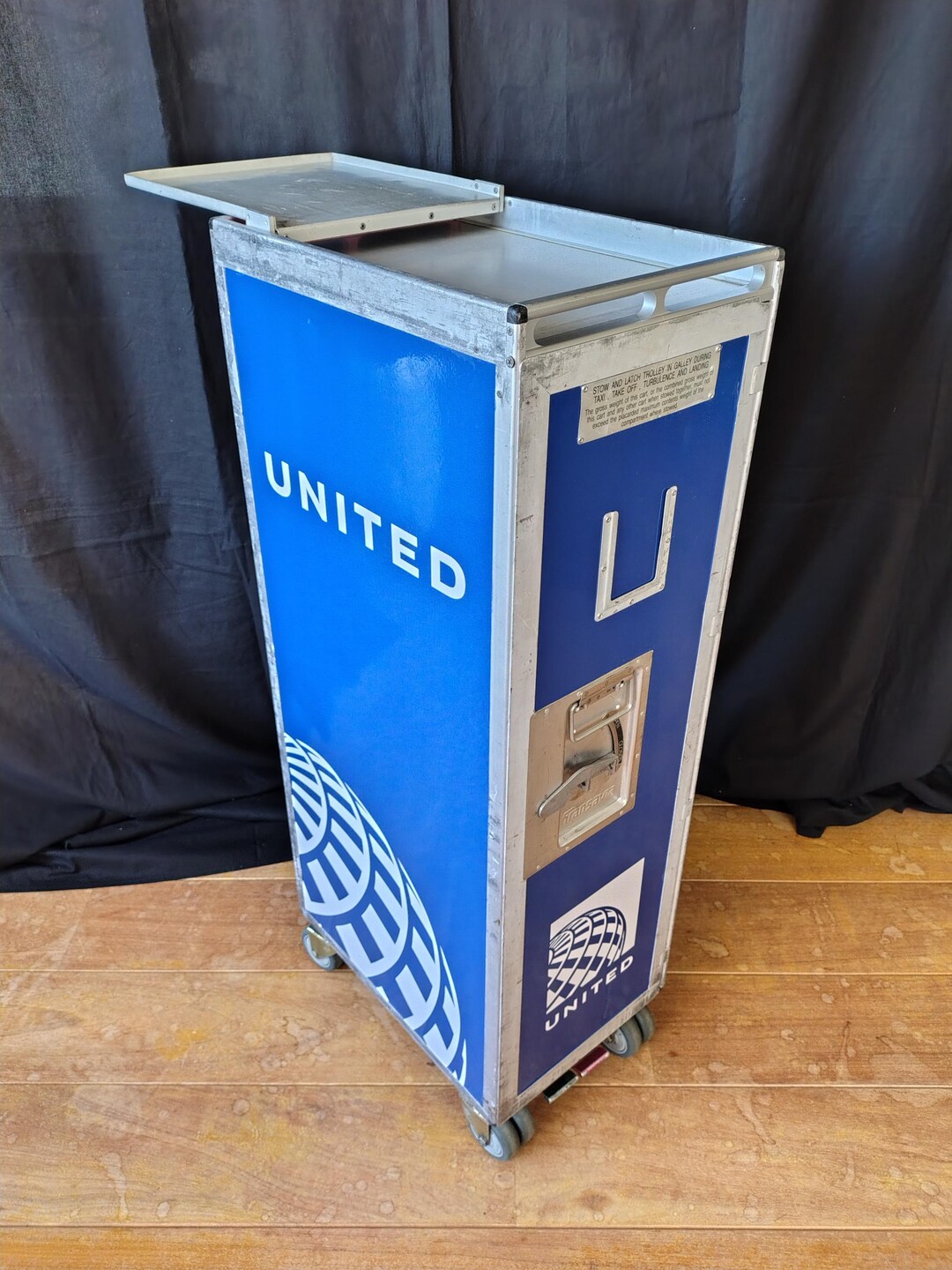 United Airlines Halfsize Airline Trolley - Redesigned - Etsy