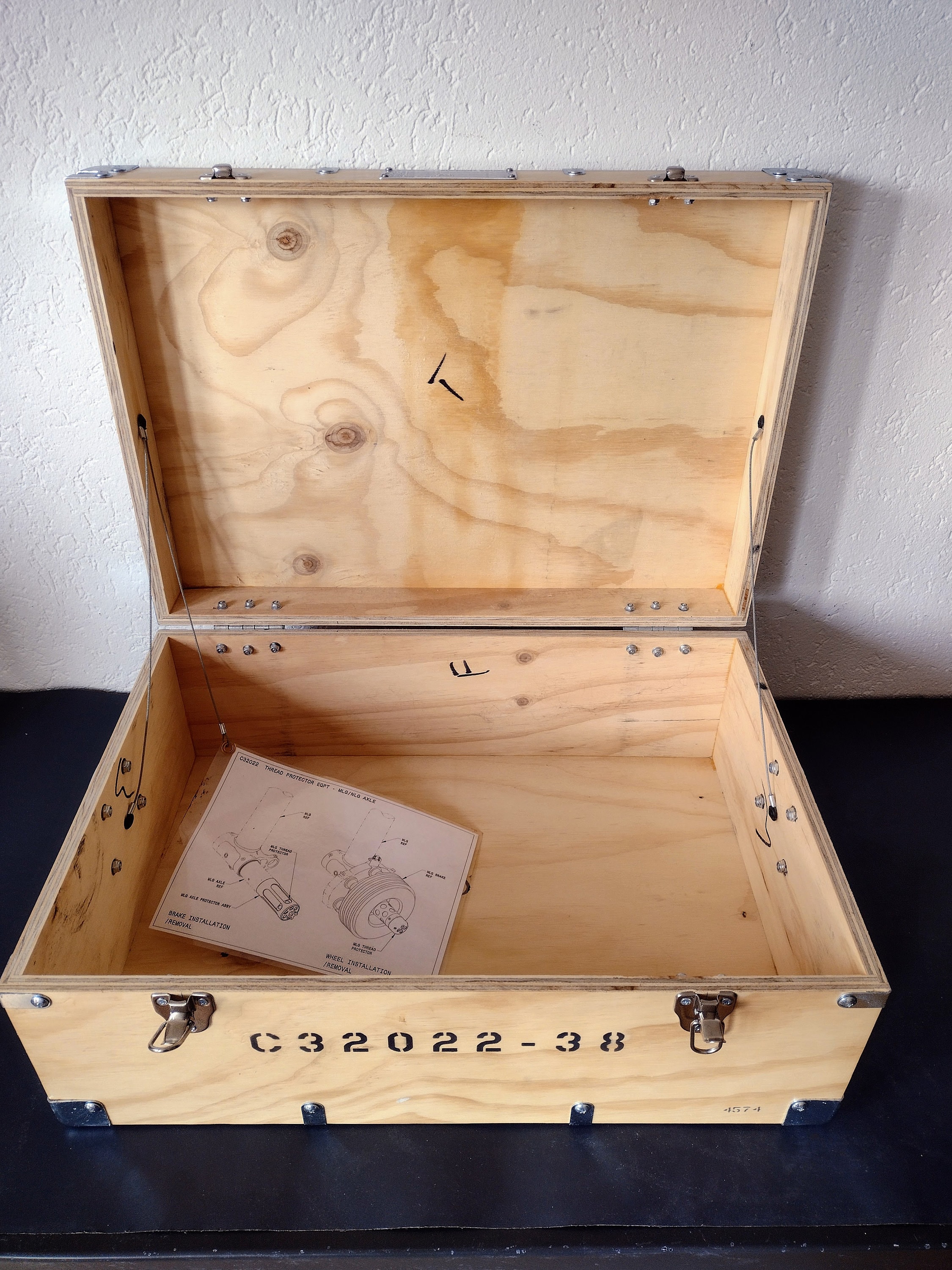 Boeing Aircraft B737 Parts Wooden Box - Crate - Etsy