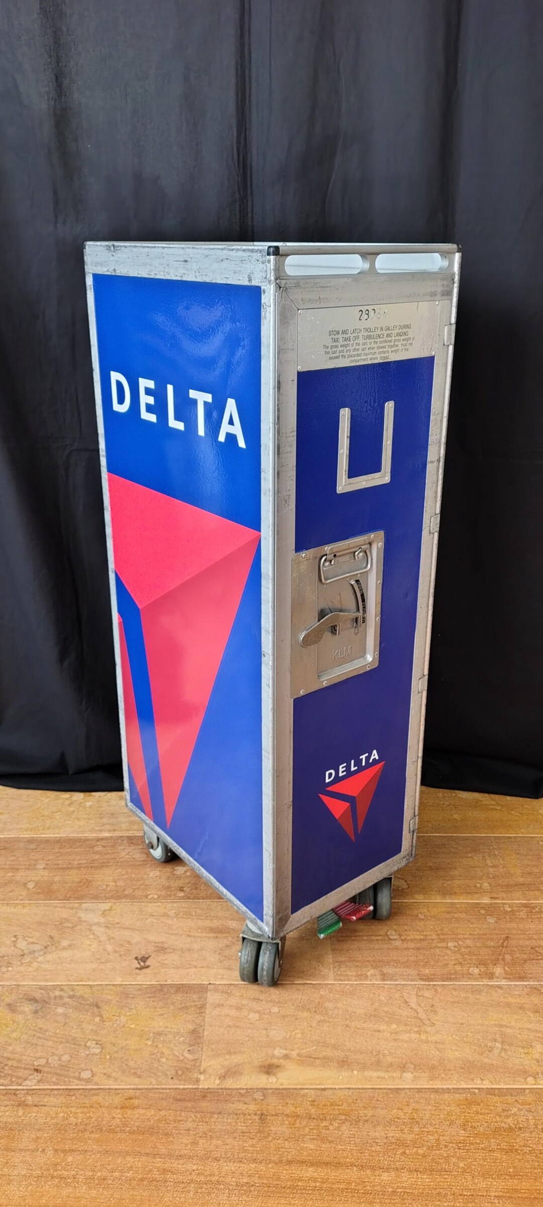 Delta Airlines Halfsize Airline Trolley - Redesigned - Etsy