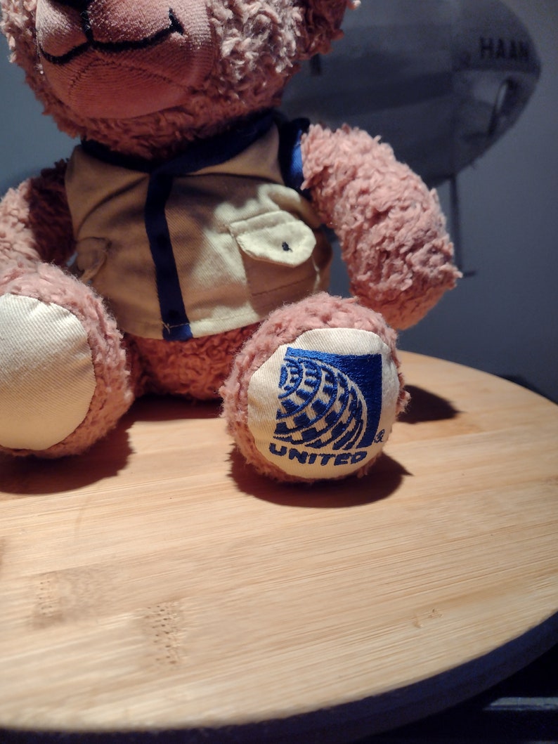 United Airlines Mascot Bear Ben Flyin - Etsy