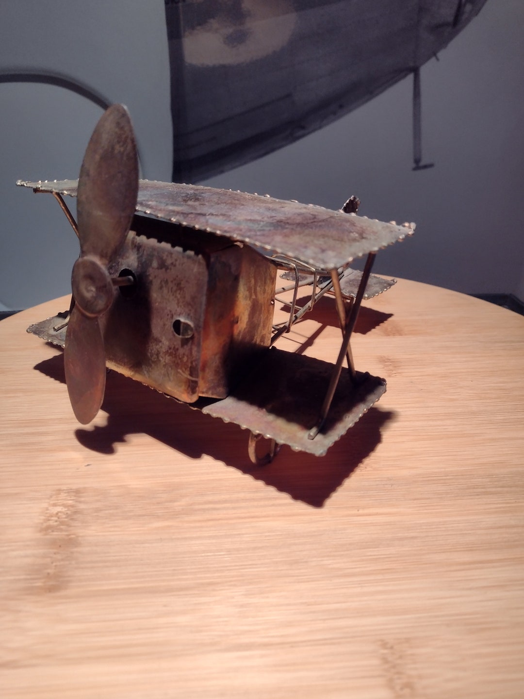 Airplane Copper Metal Musix Box - Fly Me to the Moon - Etsy