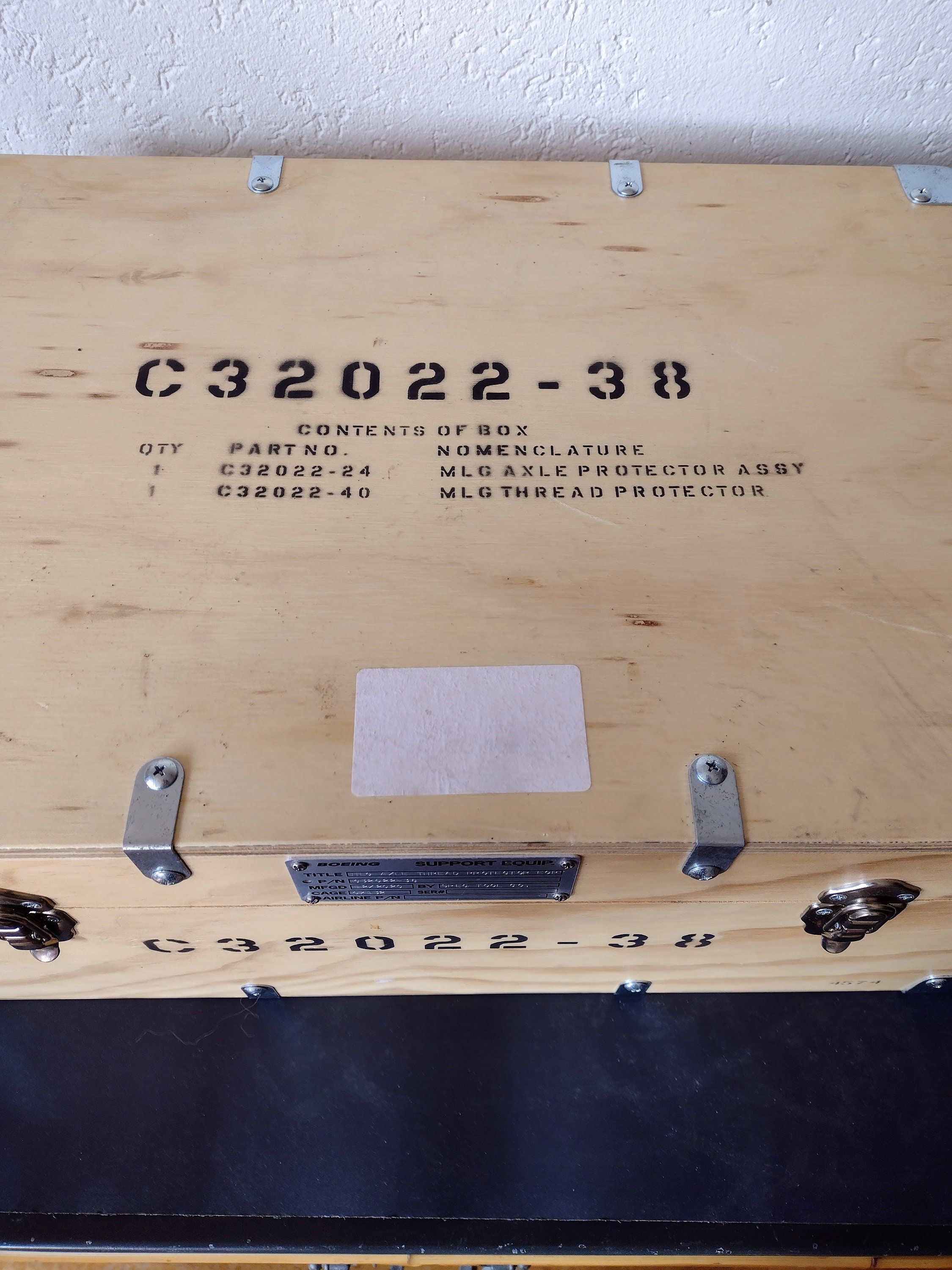 Boeing Aircraft B737 Parts Wooden Box - Crate - Etsy