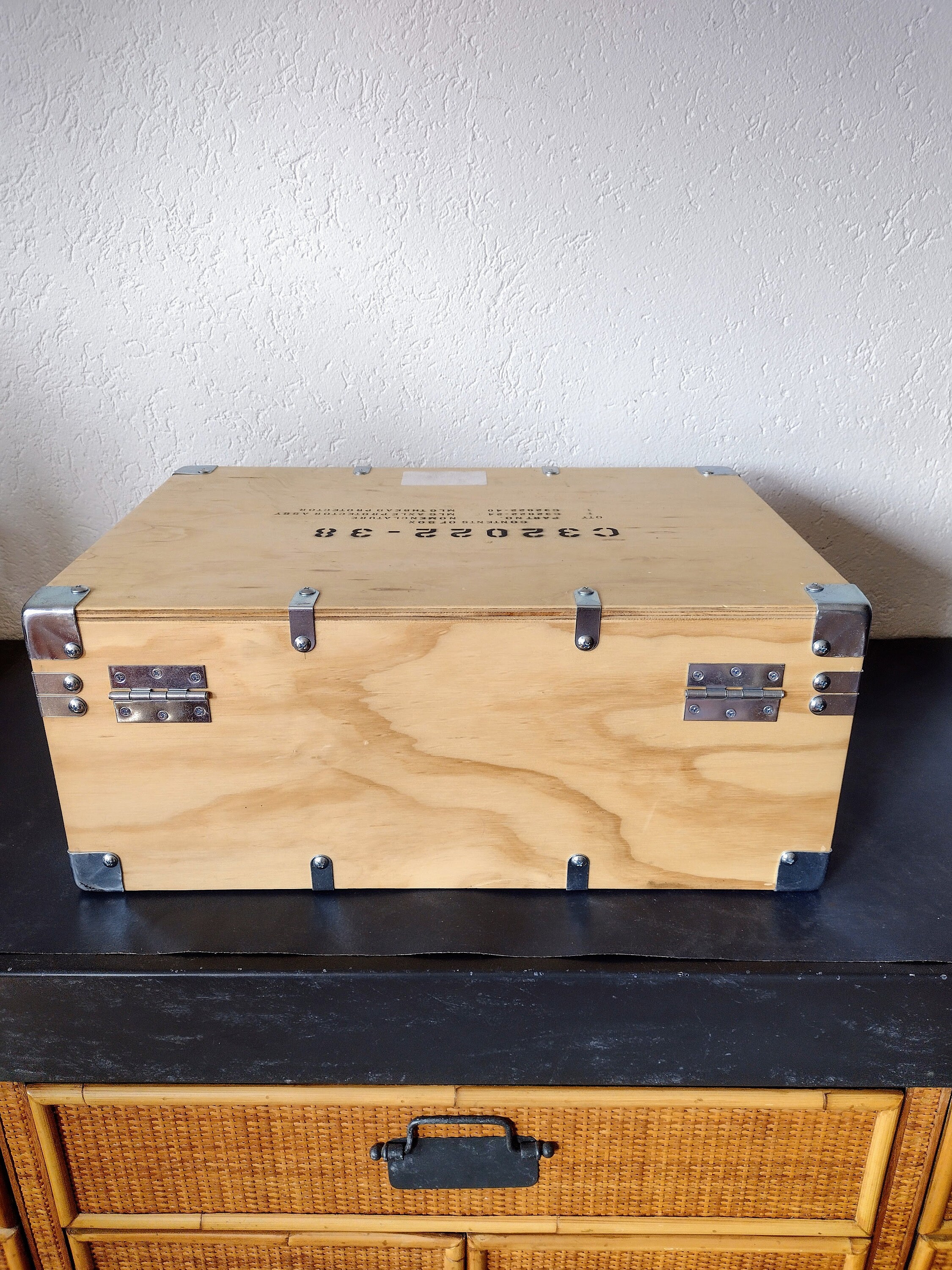 Boeing Aircraft B737 Parts Wooden Box - Crate - Etsy