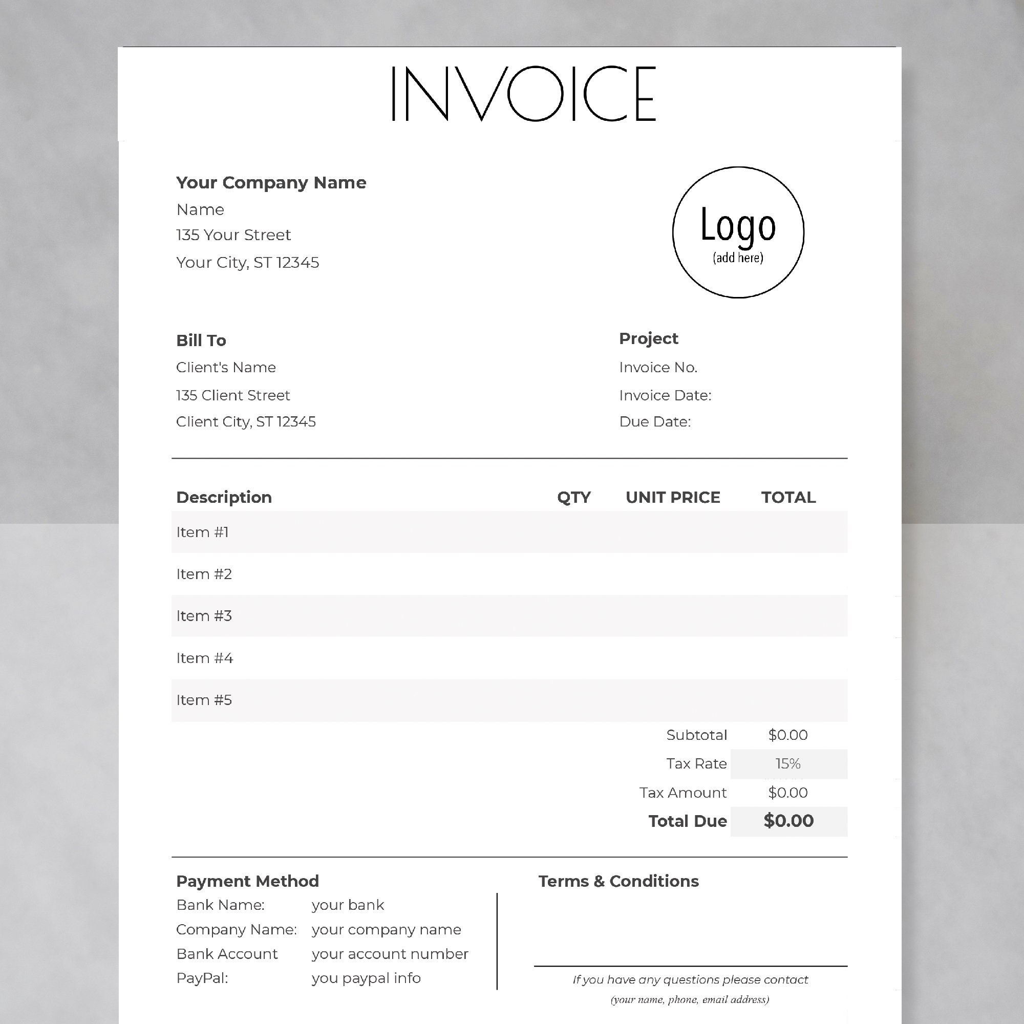 Invoice Bundle Spreadsheet, Editable Invoice Tracker, Google Sheets ...