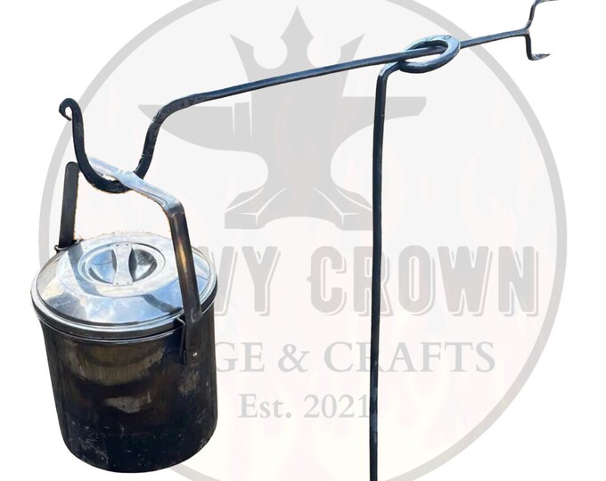 Fire Pit Cooking Setup Camp Cooking Squirrel Cooker Camping Cooker ...