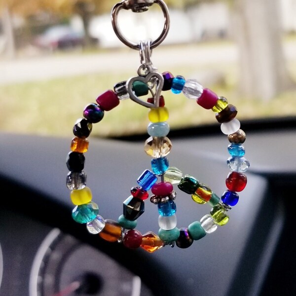 Hippie Keychain - Etsy