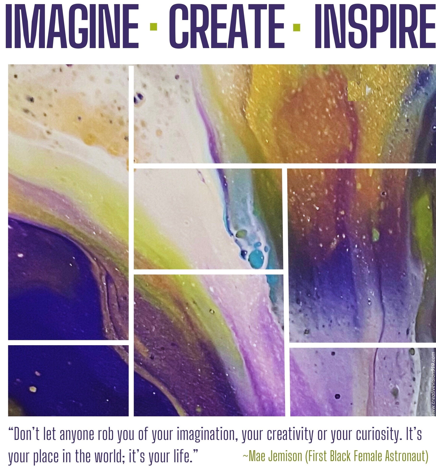 IMAGINE CREATE INSPIRE Woven Tote Bag - Etsy