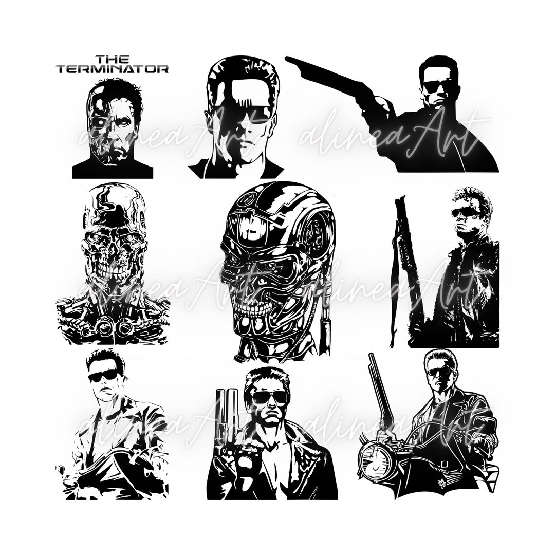 The Terminator SVG Bundle Skynet Svg Png Svg Dxf Eps Pdf - Etsy.de