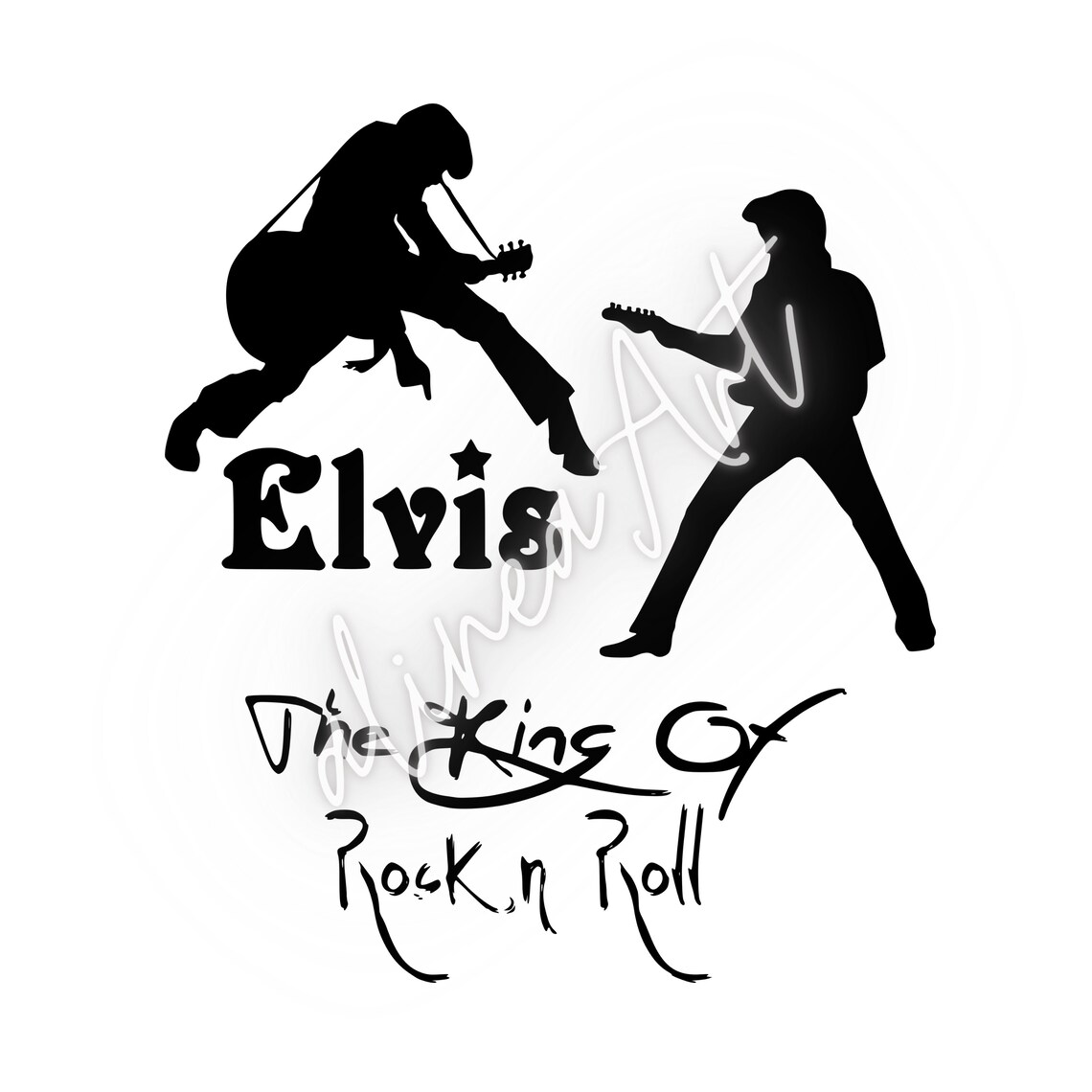Elvis Presley Svg Bundle The King Of Rock N Roll Svg Svg Etsy Canada