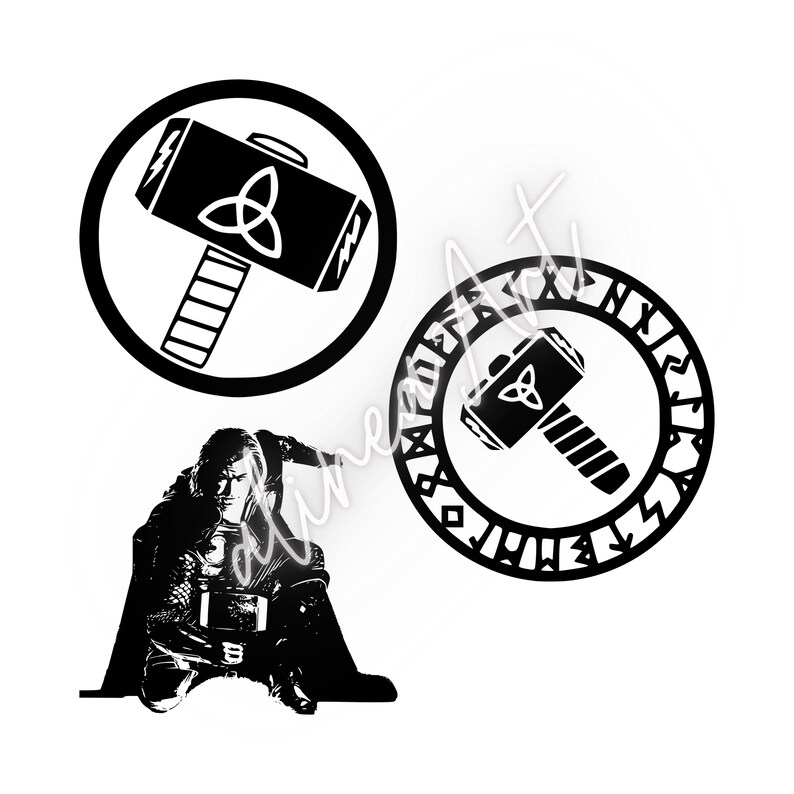 Thor Svg Bundle Svg File for Cricut Marvel Svg Avengers - Etsy