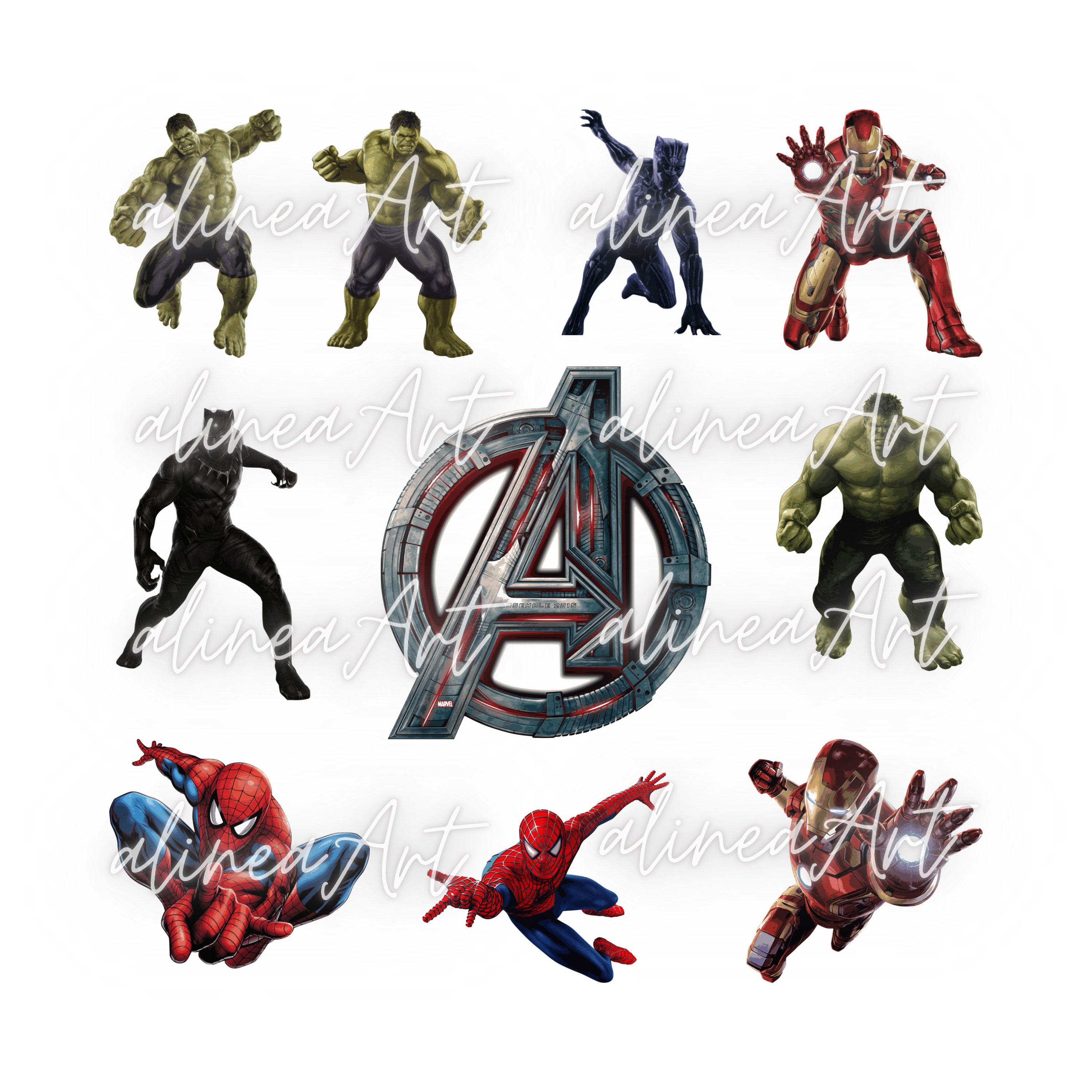 Avengers SVG Bundle Avengers Svg Cut File for Cricut Png - Etsy UK