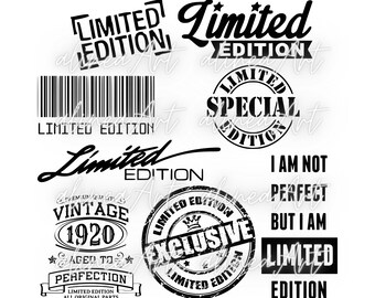 Limited Edition Svg - Etsy