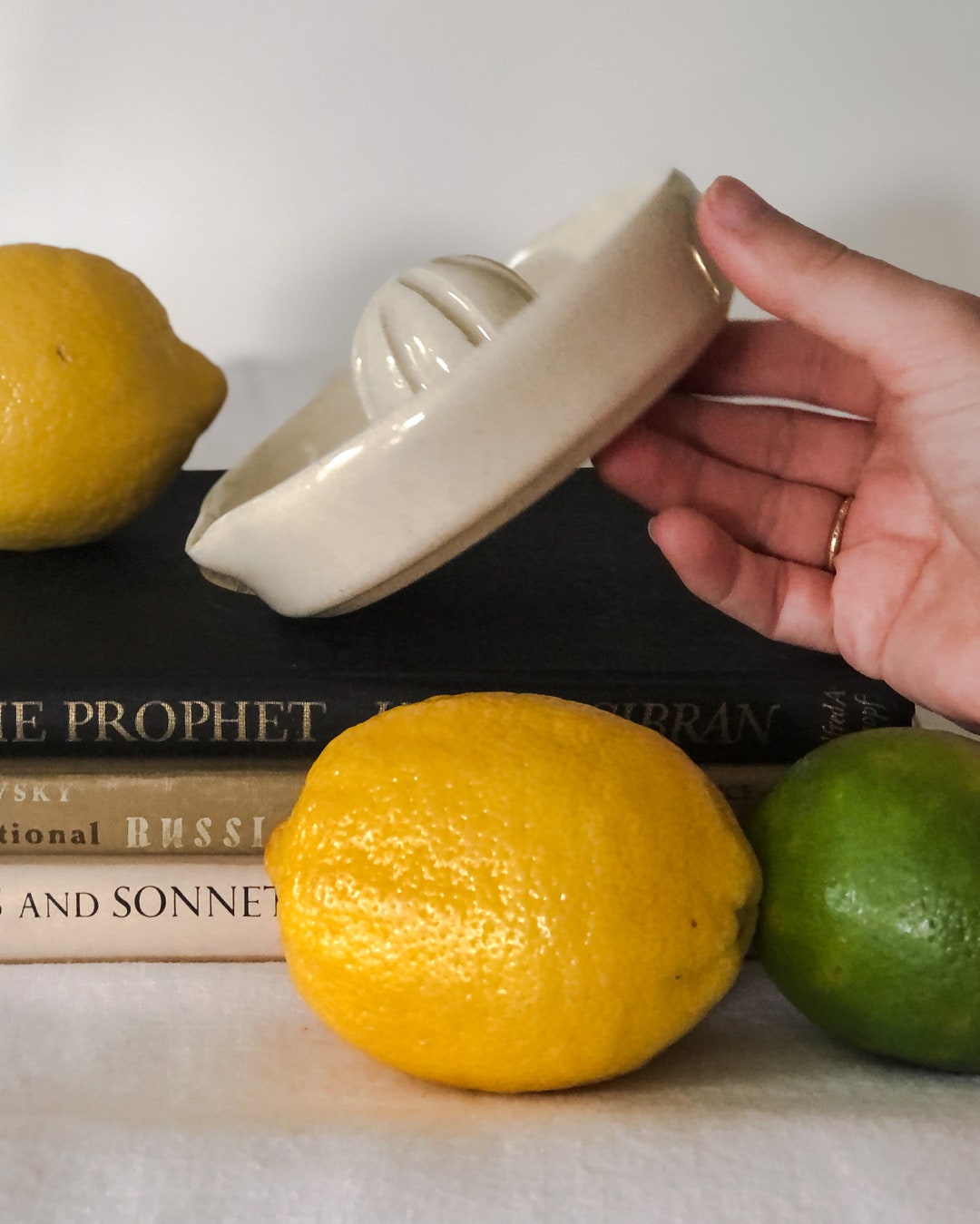 Handmade White Clay Ceramic Juicer Handmade Ceramic Pottery Juicer ...